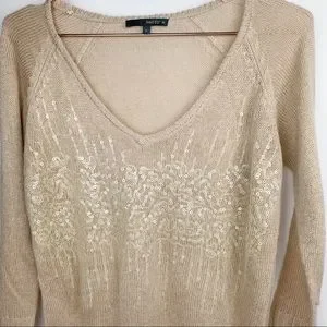 Matty M | Sweaters | Matty M Sequin Vneck Sweater | Poshmark